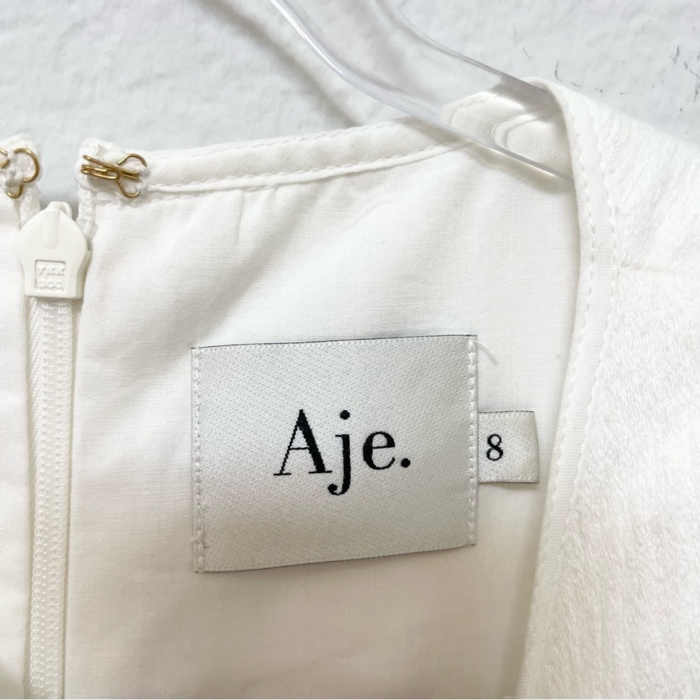 Aje Tidal Corset Midi Dress Ivory - Gem